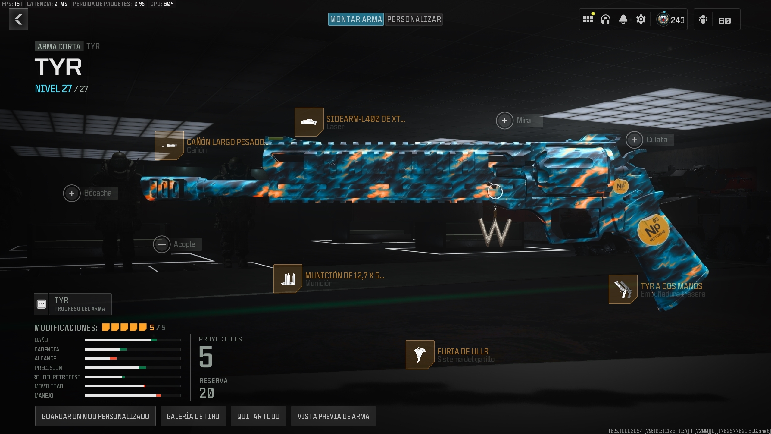 TYR Duales mejor clase para Warzone 3